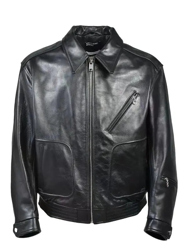 Enfants Riches Déprimés Combattimento Leather Jacket - Black
