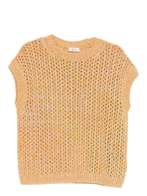 Herno Open Knit Jacket - Orange