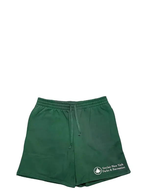 SINCLAIR Drawstring Sweat Shorts - Green