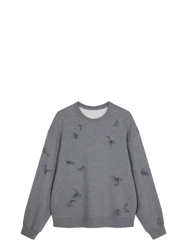JNBY Fringed Sweatshirt - Grey