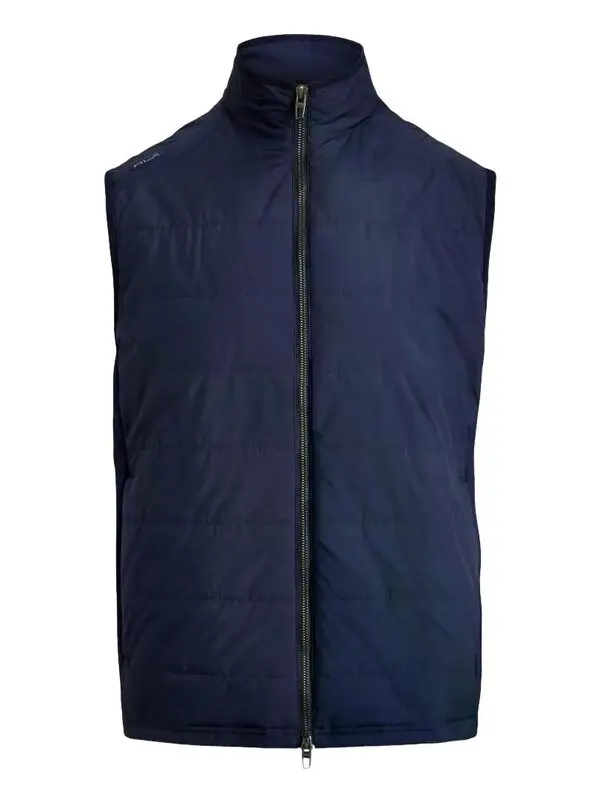 Rlx Ralph Lauren Woven Zip Vest - Blue