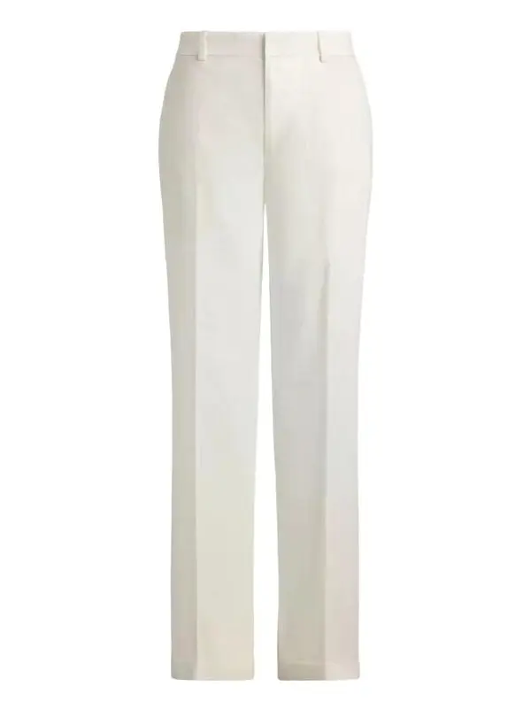 Polo Ralph Lauren Straight Relaxed Trousers - White