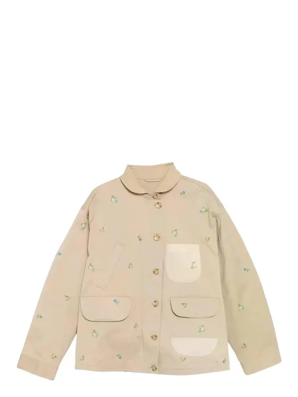 JNBY Floral-embroidered Jacket - Neutrals