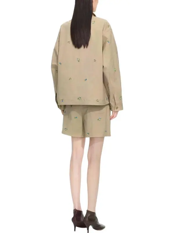 JNBY Floral-embroidered Jacket - Neutrals