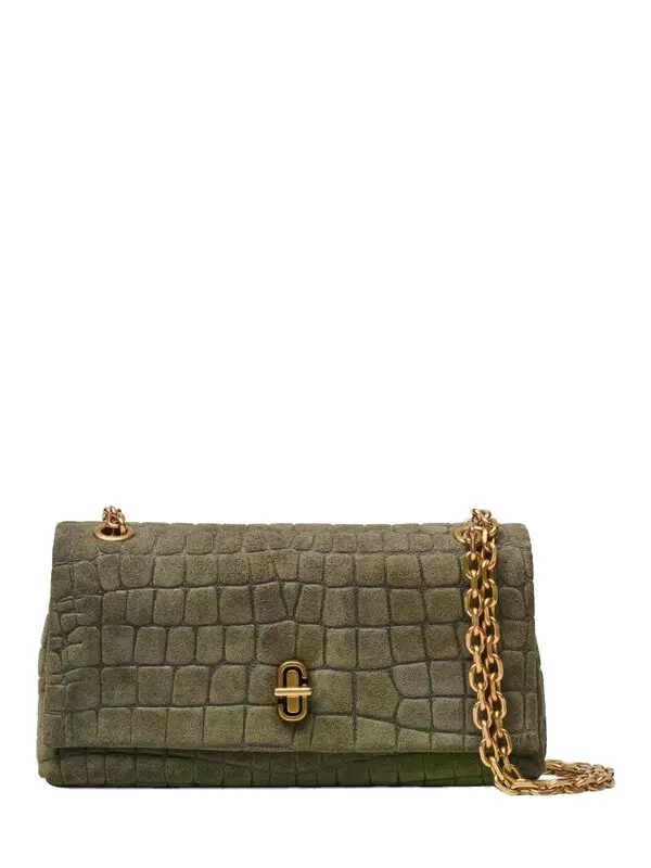 Marc Jacobs Croc Effect Suede Mini Bag - Green