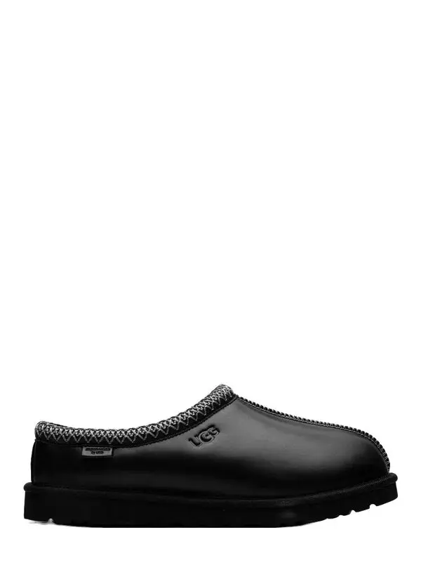 UGG Tasman Leather Regenerate Slipper - Black