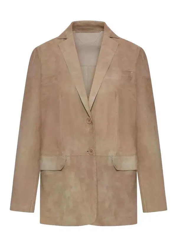SALVATORE SANTORO Buttoned Blazer - Neutrals