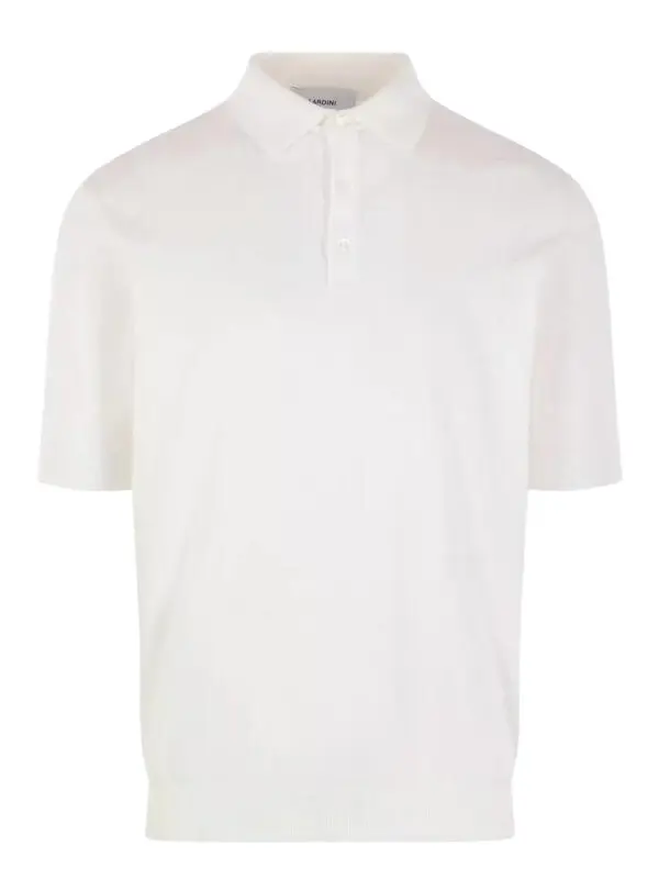 LARDINI Buttoned Polo Shirt - White