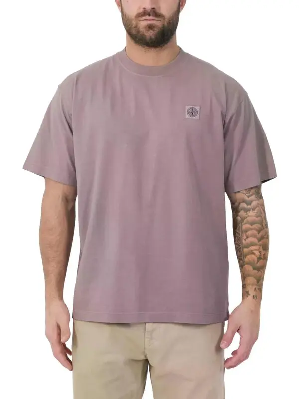 Stone Island Logo-patch T-shirt - Grey