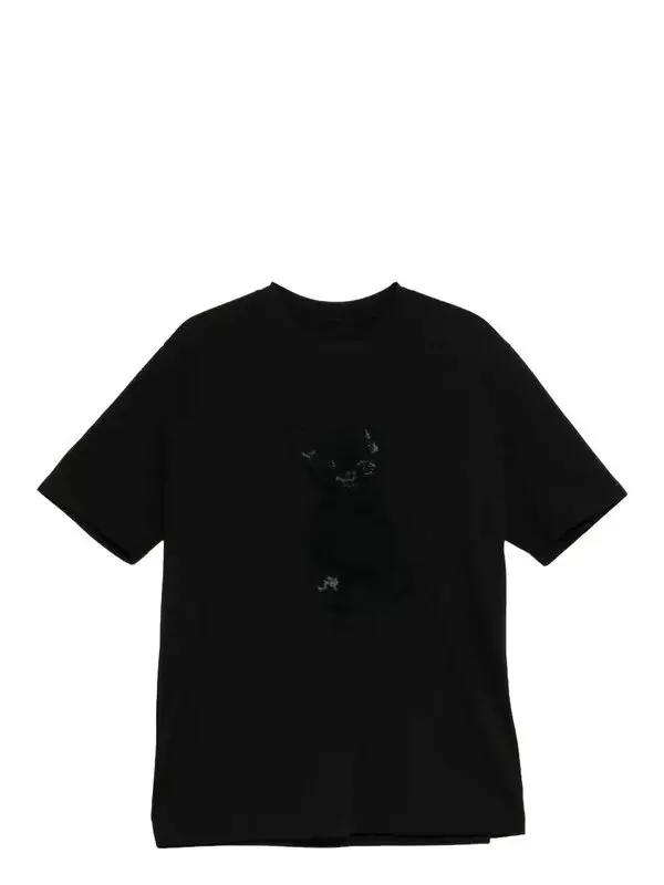 JNBY Teddy-motif T-shirt - Black