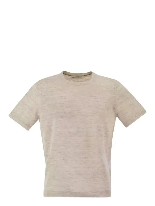 Brunello Cucinelli Crew-neck Short-sleeve T-shirt - Neutrals