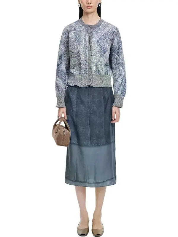 JNBY Floral Cardigan - Grey