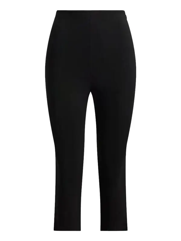 Ralph Lauren Skinny Cropped Trousers - Black