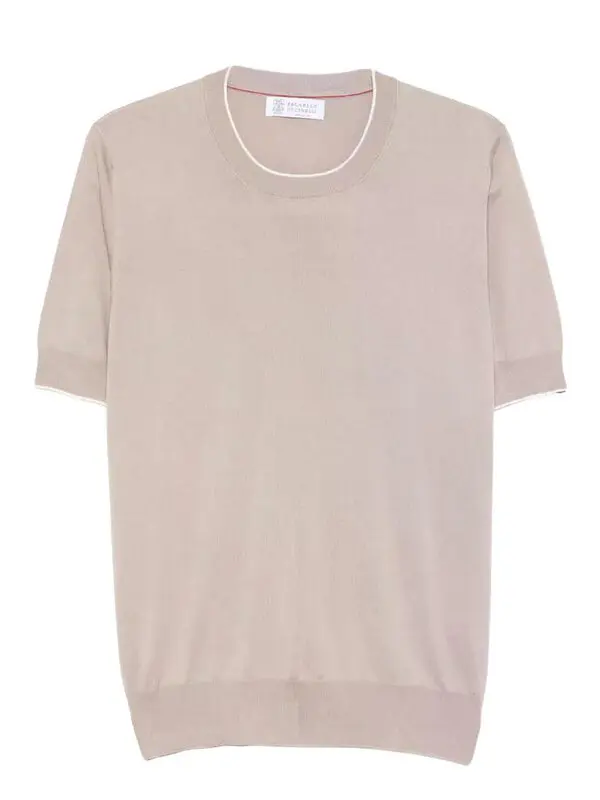 Brunello Cucinelli Crew-neck T-shirt - Neutrals