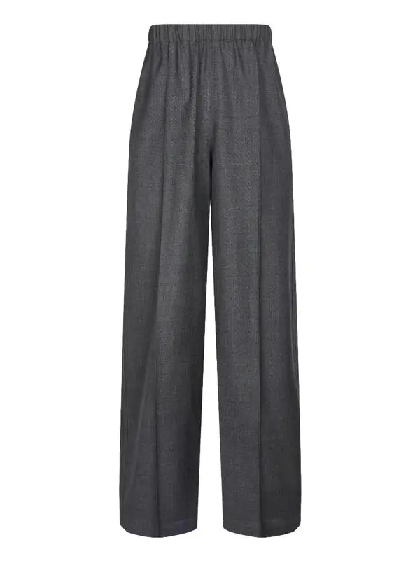 JNBY Wool Wide-leg Trousers - Grey