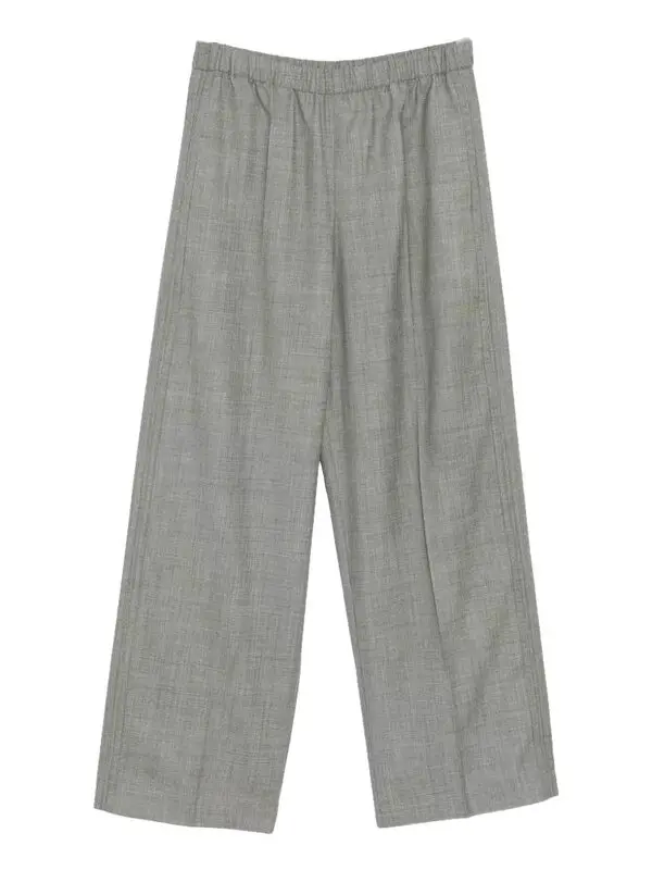 JNBY Jacquard Wide-leg Trousers - Grey