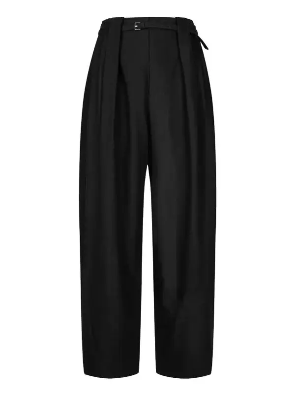 JNBY Jacquard Wide-leg Trousers - Black