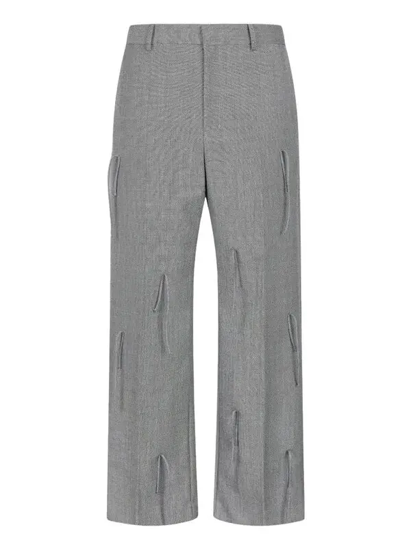 JNBY Tasseled Wide Leg Trousers - Grey