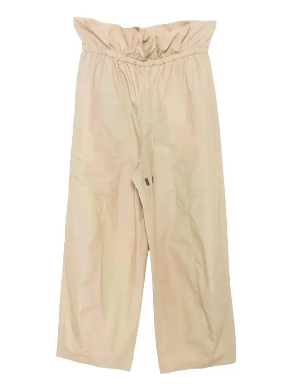 LESS Puff-waist Trousers - Neutrals