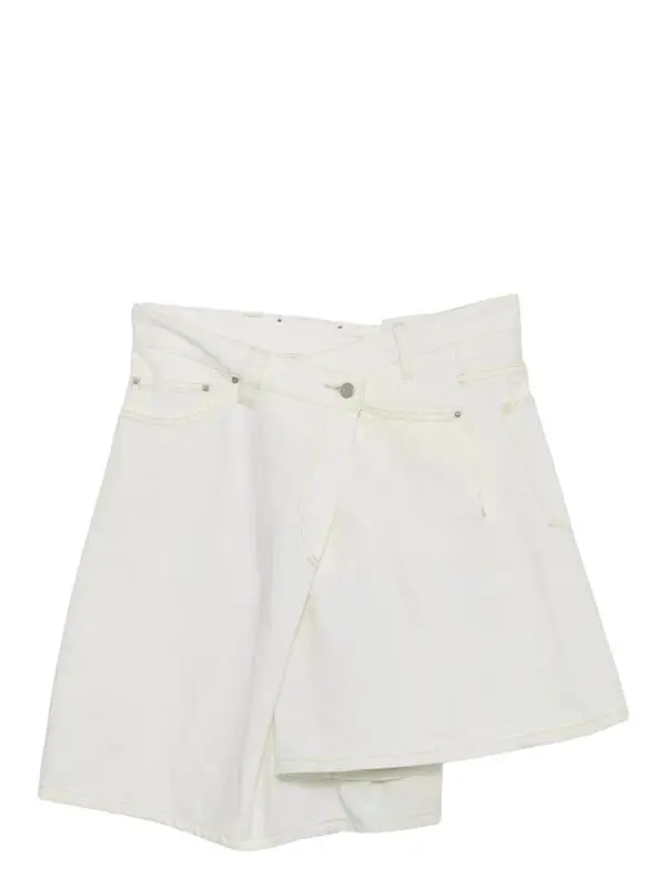 JNBY Cotton Denim Shorts - White