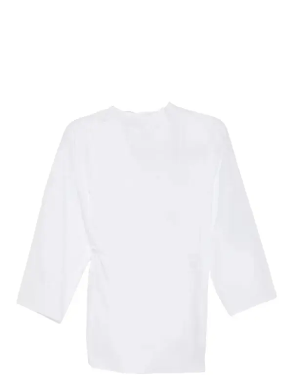 LESS Scalloped-edge Blouse - White