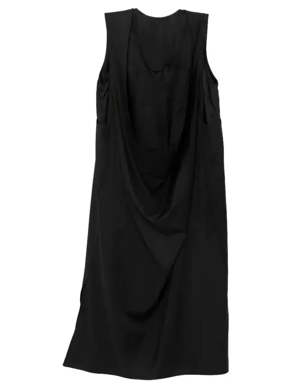 LESS Sleeveless Midi Dress - Black