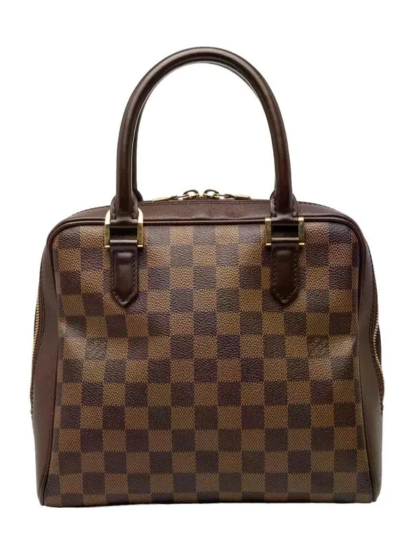 LOUIS VUITTON 2002 Damier Ebene Brera Handbag - Brown