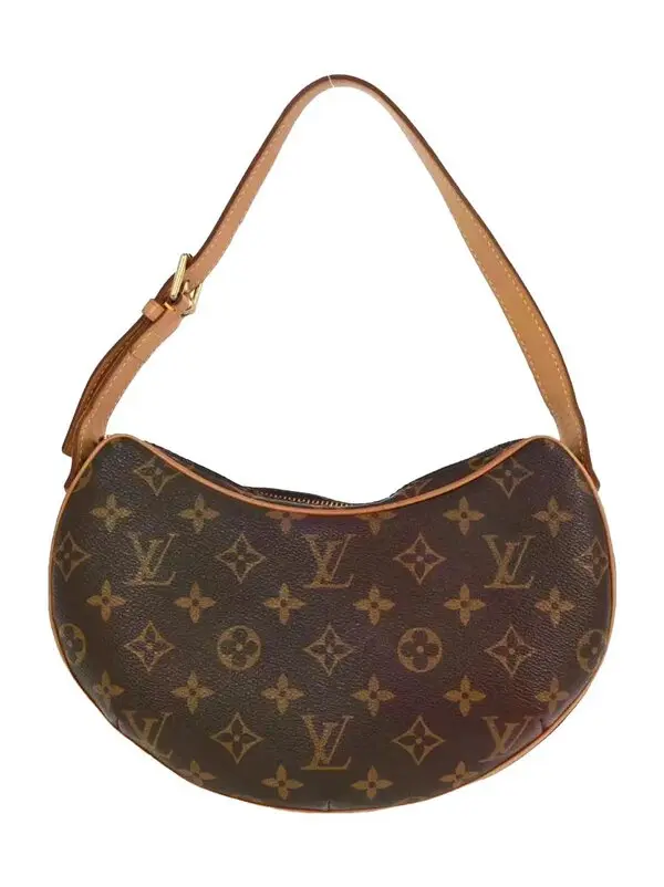 LOUIS VUITTON 2002 Pm Croissant Shoulder Bag - Brown
