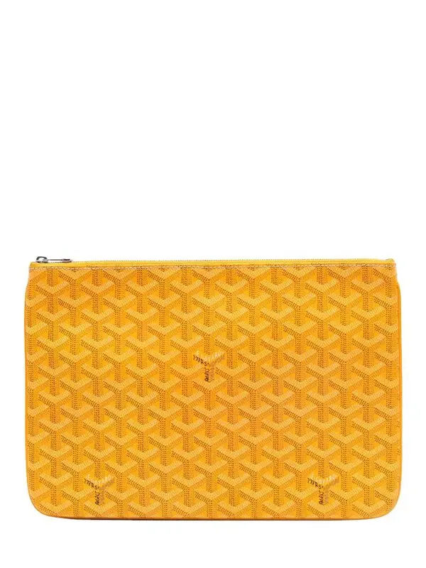 Goyard 2016 Ine Senat Mm Clutch Bag - Yellow