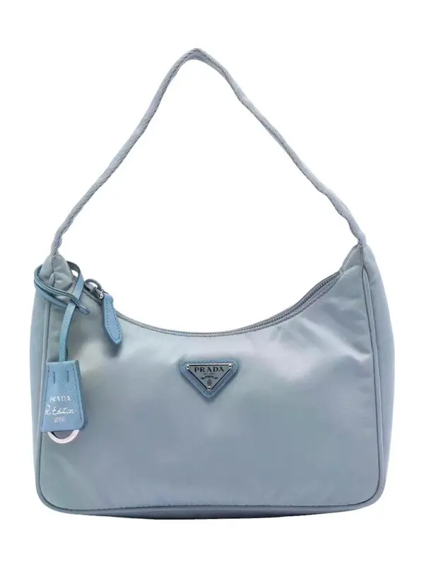 Prada 2019-2025 Tessuto Re Edition 2000 Shoulder Bag - Blue