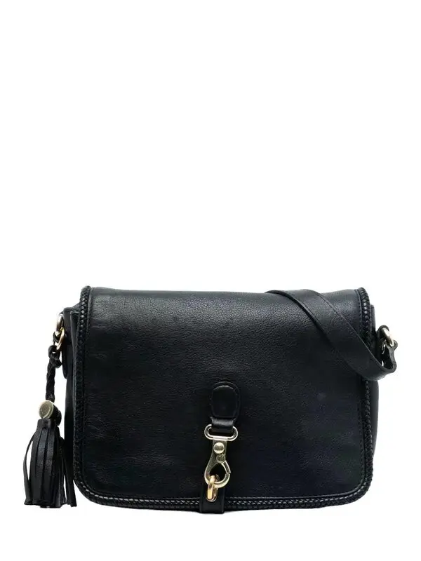 Gucci Leather Marrakech Crossbody Bag - Black