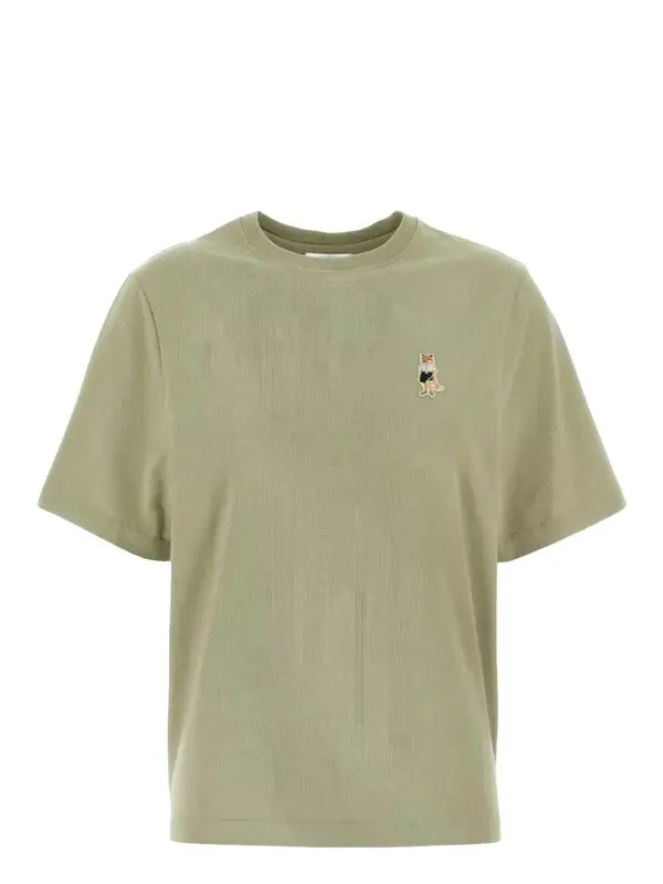 Maison Kitsuné Embroidered T-shirt - Green