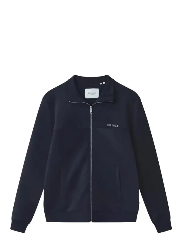 LES DEUX Zip Track Jacket - Blue