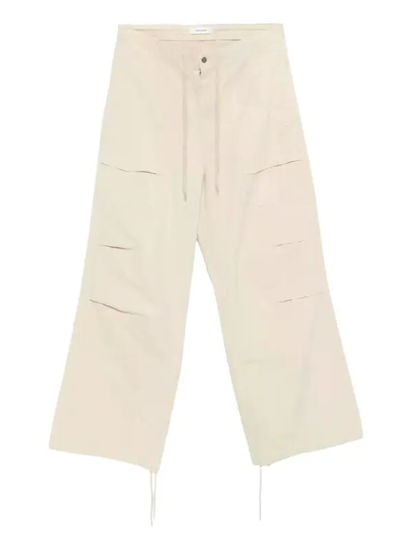 ENTIRE STUDIOS Drawstring Cargo Trousers - Neutrals