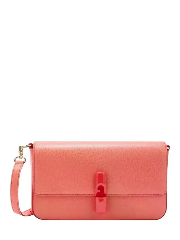 Furla S Iride Textured Cross Body Bag - Pink
