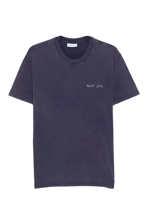 Maison Labiche Popincourt Embroidered T-shirt - Blue