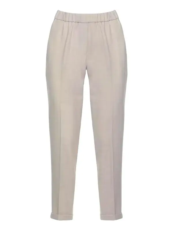 Antonelli Firenze Elasticated-waistband Trousers - Neutrals