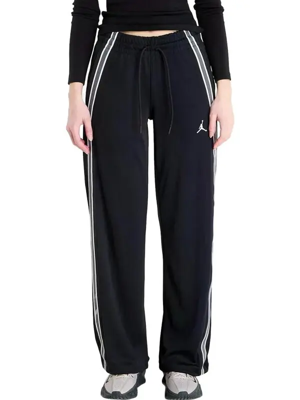 JORDAN Brooklyn Drawstring Track Pants - Black