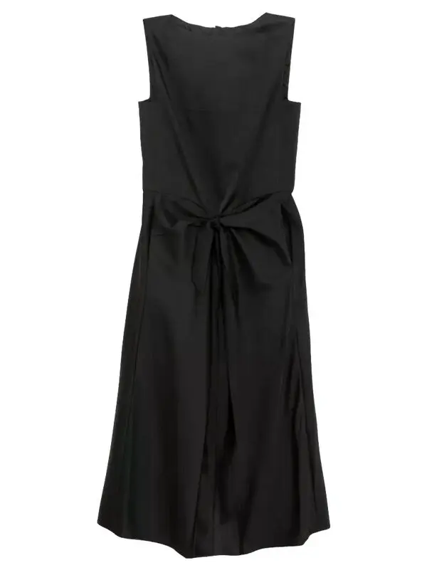 LESS Origami Midi Dress - Black