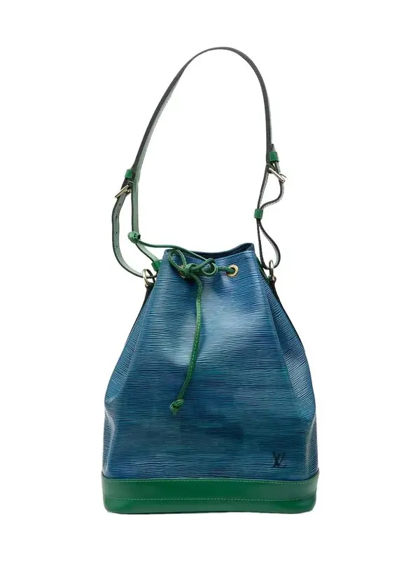 LOUIS VUITTON 1995 Epi Bicolor Noe Gm Bucket Bag - Blue