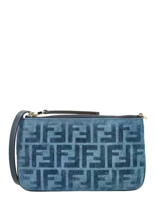Fendi Baguette Flat Tote - Blue