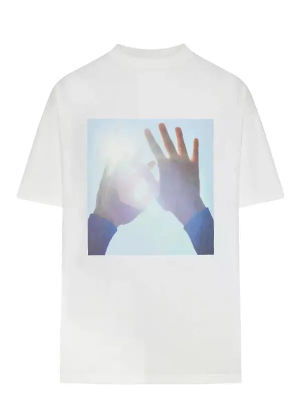 JIL SANDER Graphic-print Cotton T-shirt - White
