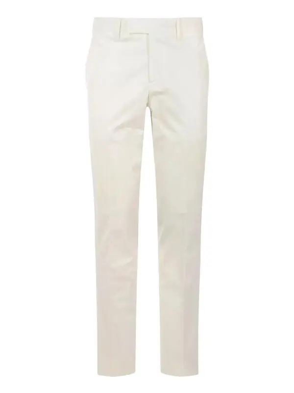 LARDINI Belted Trousers - Neutrals