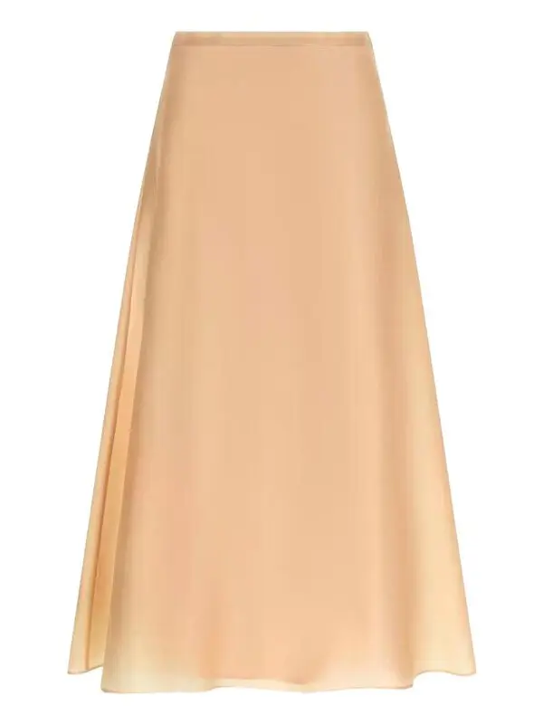 Alberta Ferretti Flared Midi Skirt - Neutrals