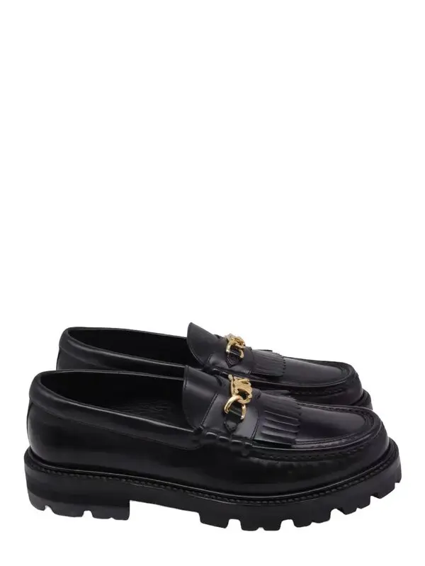 Celine Margaret Loafers - Black