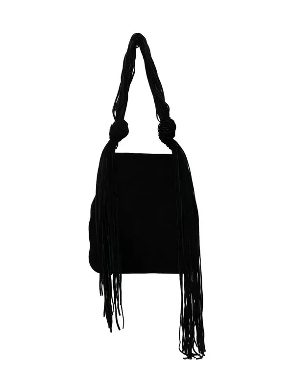 JNBY Fringed Single Shoulder Bag - Black