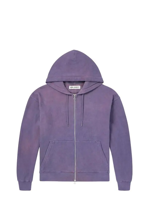 Our Legacy Rascal Zip-up Hoodie - Purple