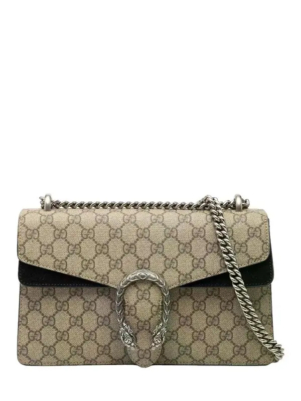 Gucci Gg Supreme Dionysus Shoulder Bag - Brown