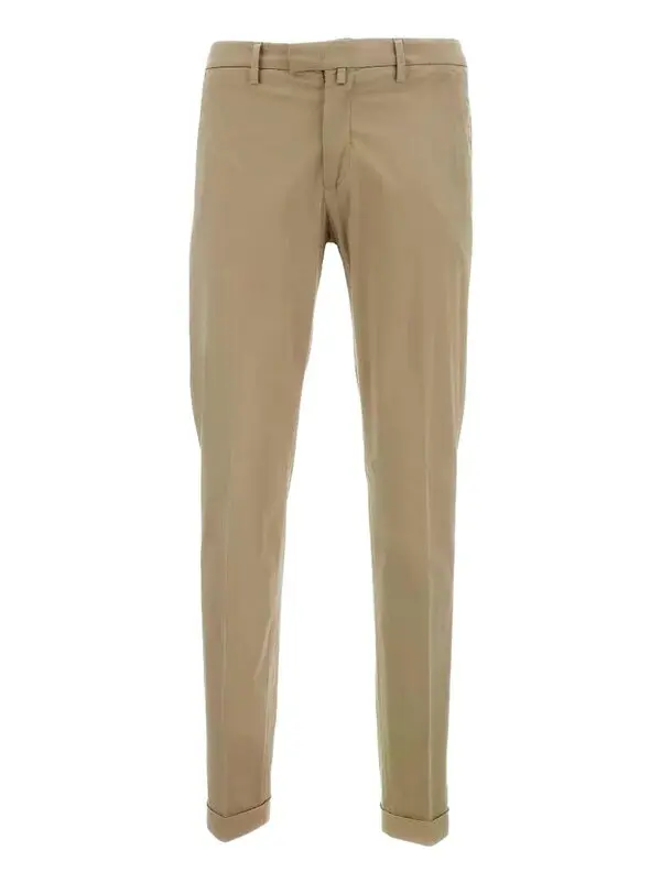 BRIGLIA 1949 American-style Pocket Chino Trousers - Neutrals