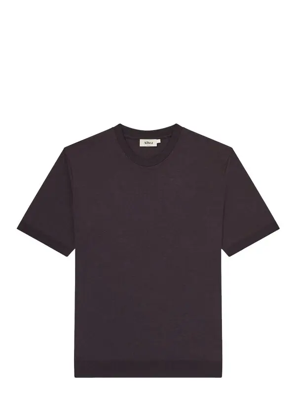 Altea Cecil Lyocell And Cotton-blend Jersey T-shirt - Brown